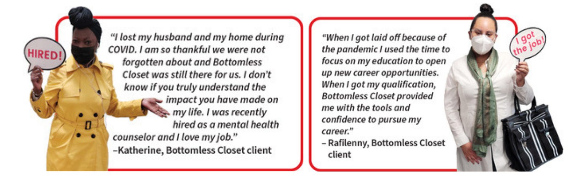 Donate - Bottomless Closet